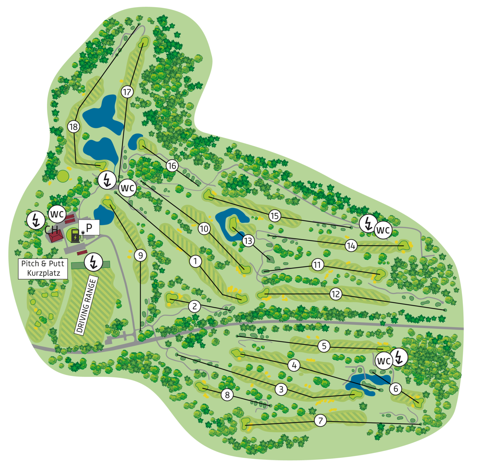 Golfplatz - Golfclub Schloss Finkenstein